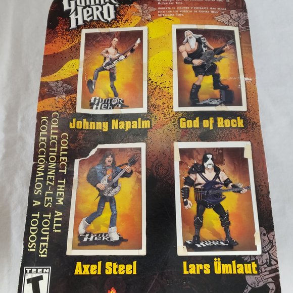 Other | Nip Axel Steel Guitar Hero Collectible Figure 2072008 Package ...